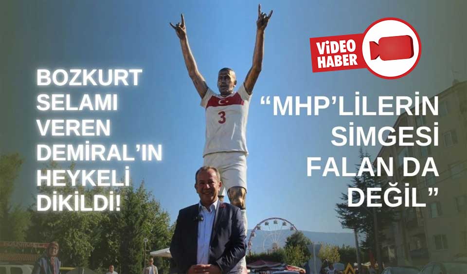BOLU’YA “BOZKURT” SELAMI VEREN MERİH DEMİRAL HEYKELİ DİKİLDİ - Köroğlu TV